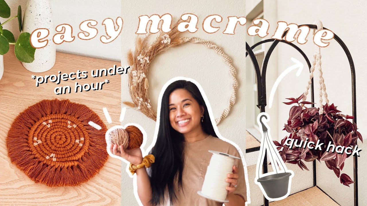 DIY Macrame Hat Hanger Tutorial for Beginners