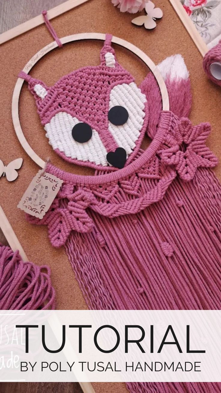 DIY Macrame Fox Wall Hanging for Beginners