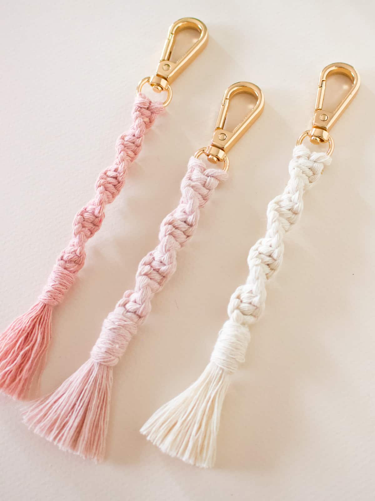 DIY Macrame Keychains